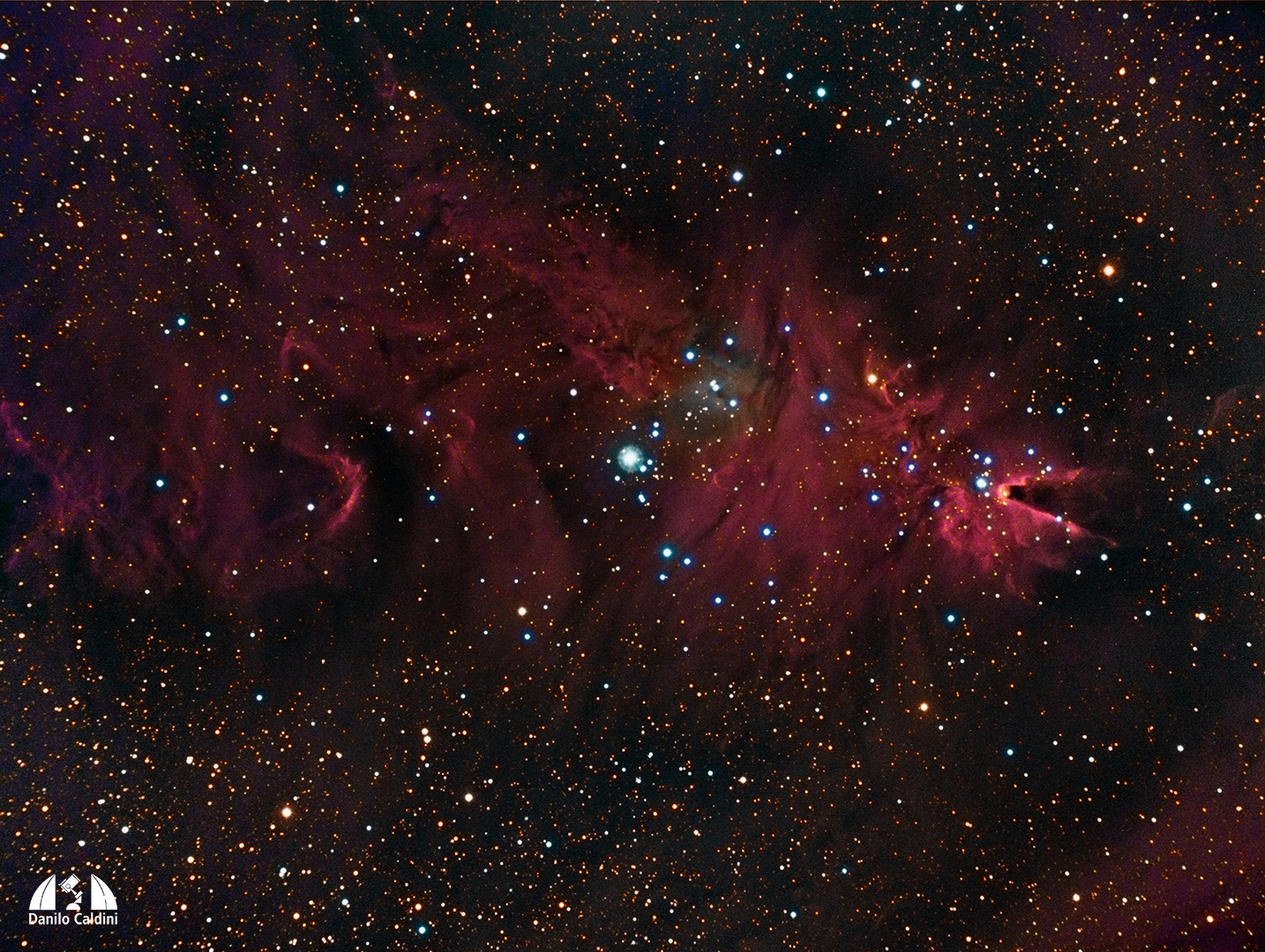 Gruppo Astrofili di Piacenza – NGC 2264 – Nebulosa “Cono” Gruppo Astrofili di Piacenza – NGC 2264 – Nebulosa “Cono”