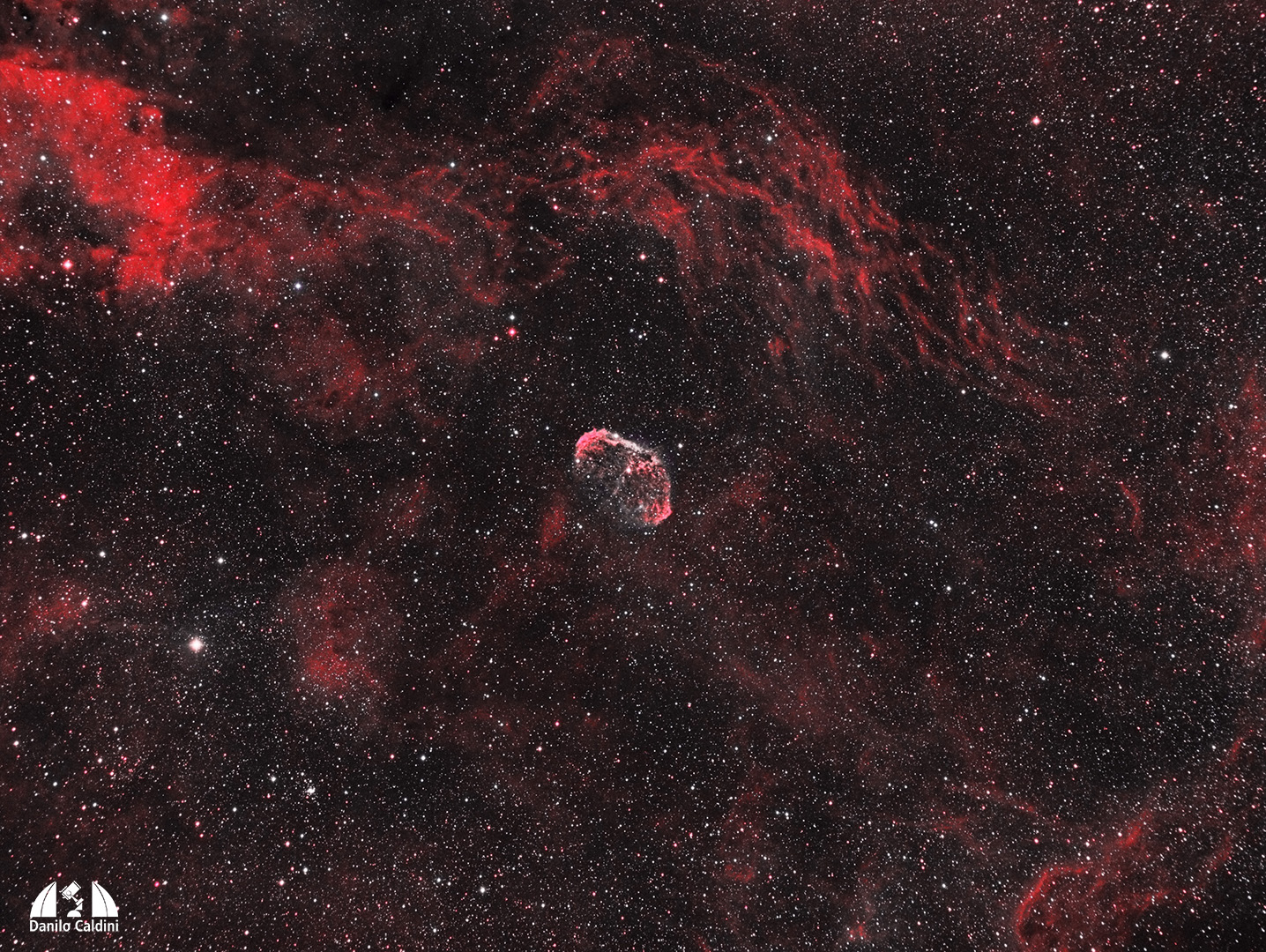 Gruppo Astrofili di Piacenza – NGC 6888 – Nebulosa “Crescente” Gruppo Astrofili di Piacenza – NGC 6888 – Nebulosa “Crescente”
